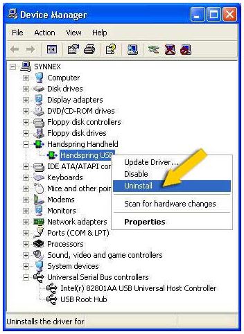 Windows XP - Advanced HotSync Troubleshooting - Tokenworks Support