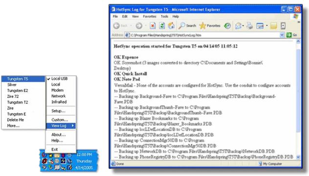 HotSync Troubleshooting for PCs - Tokenworks Support