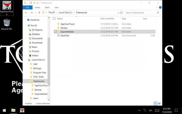 How to Export on an AgeVisor Touch/AgeVisor POS - Tokenworks Support
