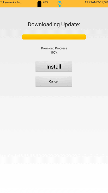Unlocking Software Upgrades - Tokenworks Support