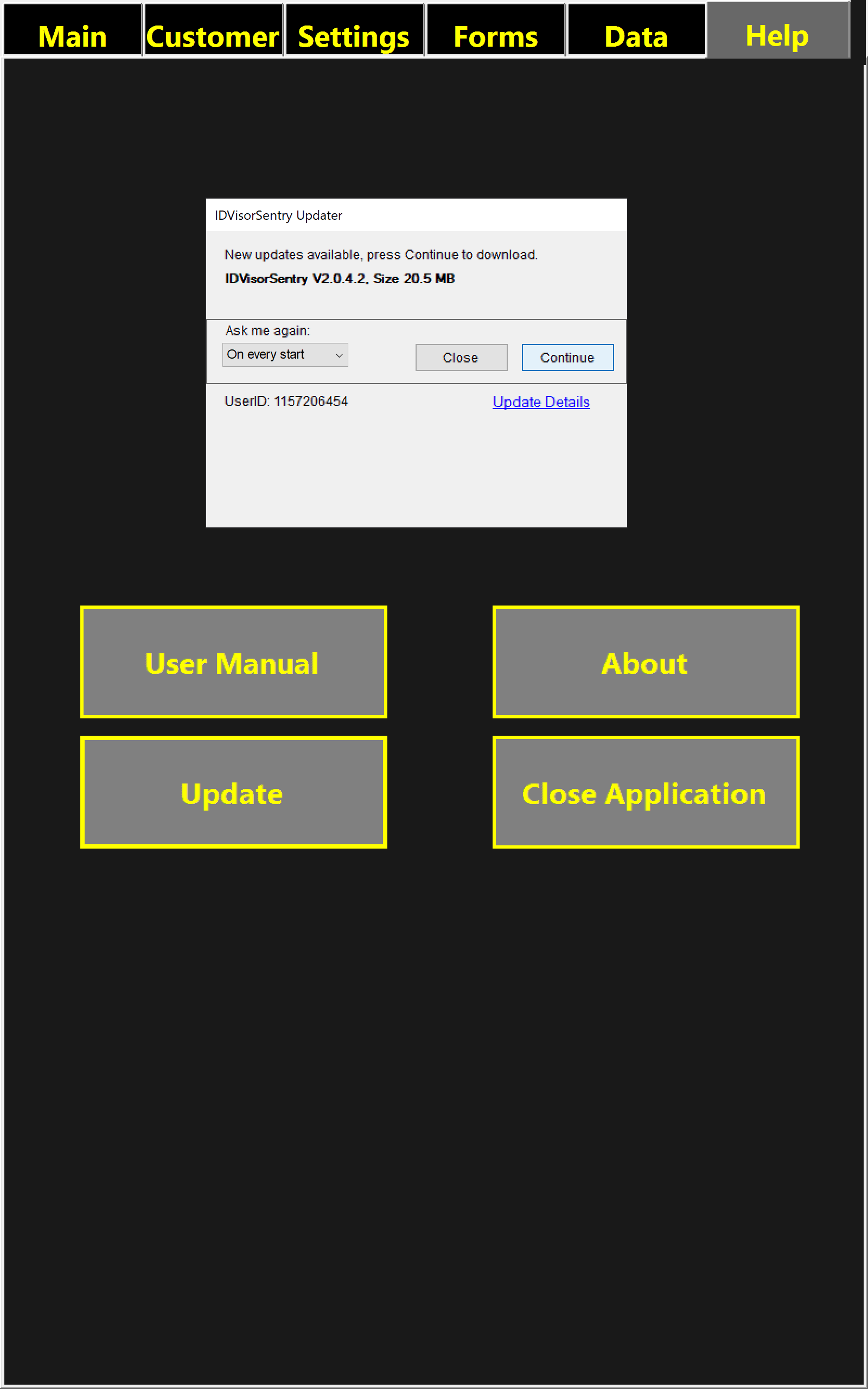 How to Update IDVisor Sentry Software - Tokenworks Support